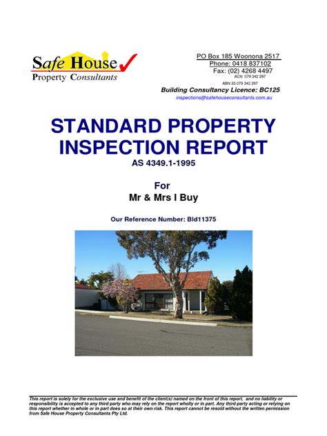 Sample Building Report Download Free Pdf Roof Wall