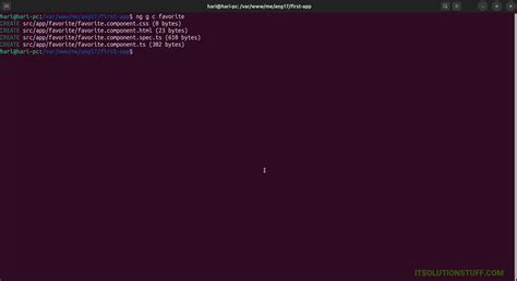 Angular Generate New Component Using Command Example ItSolutionstuff Com