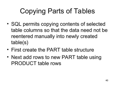 Introduction To Structured Query Language Sqlppt