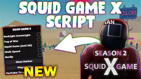 New Squid Game X Script Pastebin 2025 Redlightgreenlight Tugwar Auto Hitbox Youtube