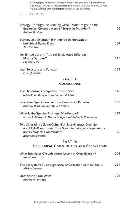 Unsolved Problems In Ecology Princeton University Press