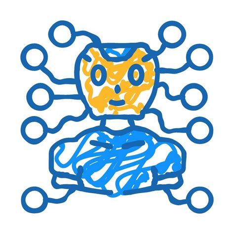 Artificial Chat Bot Icon Doodle Illustration 49838520 Vector Art At
