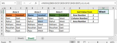 How To Use The INDEX Function In Excel