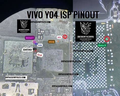 Vivo Y04 Isp Pinout Emmc Test Point Frp Bypass Files