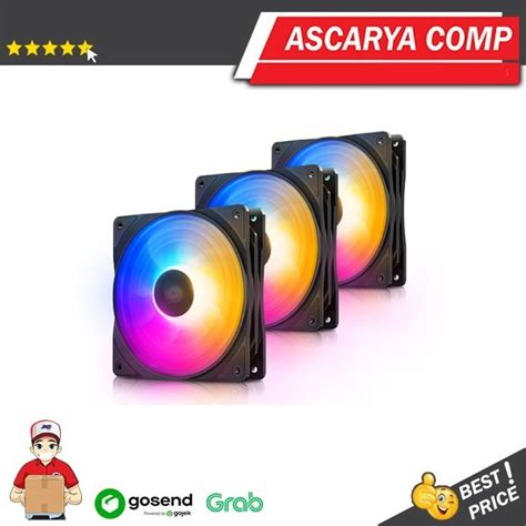 Jual Deepcool Rf120 Fs Fixed Rgb Led Fan 3 In 1 Fan Casing 12cm 3pcs Shopee Indonesia