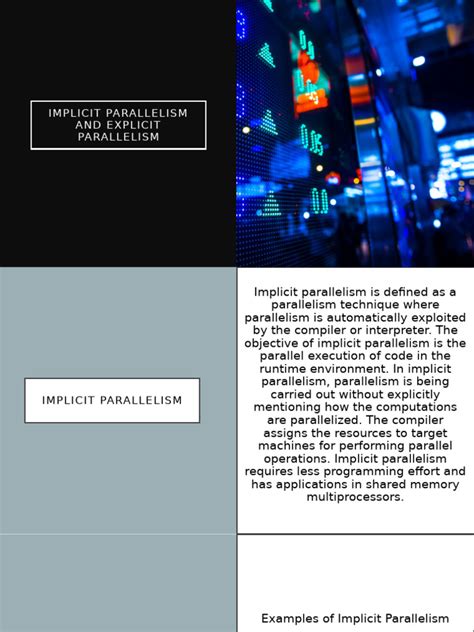 Implicit Parallelism And Explicit Parallelism Pdf Parallel