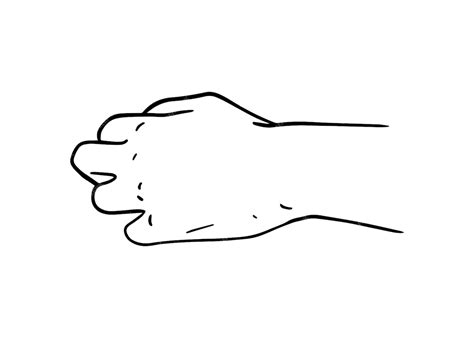 Premium Vector Human Hand Body Part Doodle Linear Cartoon Coloring Book
