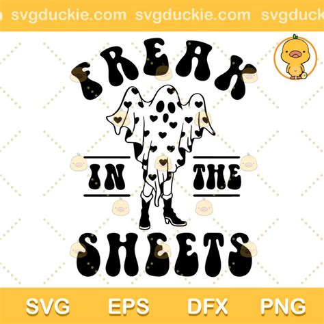 Freak In The Sheets Svg Sexy Spooky Witch Svg Halloween