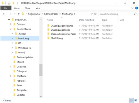 Contentpacks Osdbuilder
