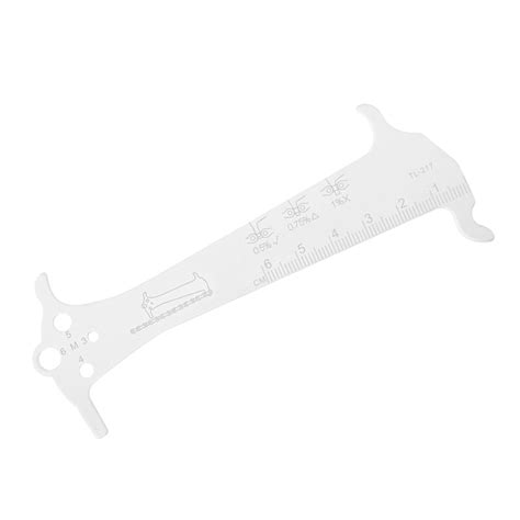 Ladaidra Brown Fhgksm Road Bike Chain Tool Measure Ruler Bicycles Chain Wear Indicators Checker