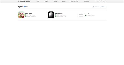 How To Access An App In App Store Connect