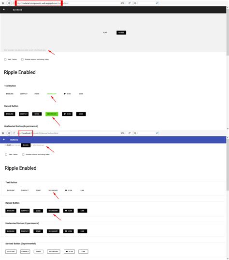 None Of Pages Included In Demo Folder Are Working Issue Material Components Material