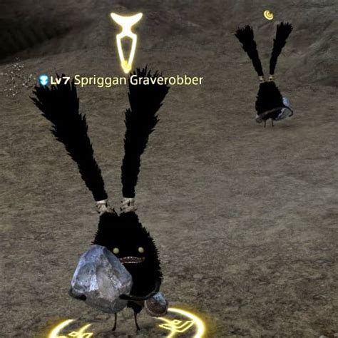 Spriggan Graverobber Location Ffxiv Ff14 Hunting Log