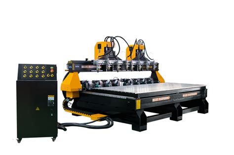 4x8 Rotary CNC Router Multi Spindle CNC Machining Center With 8 Spindles And 8 Rotary Devices