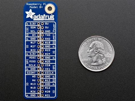 adafruit gpio reference card for raspberry pi model b pi 2 pi 3 id