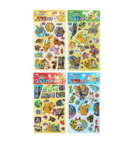 포켓몬 오로라 스티커 20개입 포켓몬 폭신 스티커 한판 한국판 정품 티몬