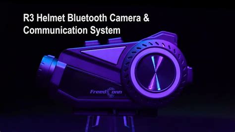 Freedconn R3 Motorcycle Bluetooth Headset Hd Wide Angle Takes You To
