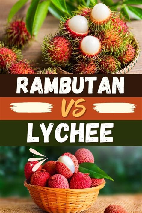 Rambutan Vs Lychee Whats The Difference Insanely Good