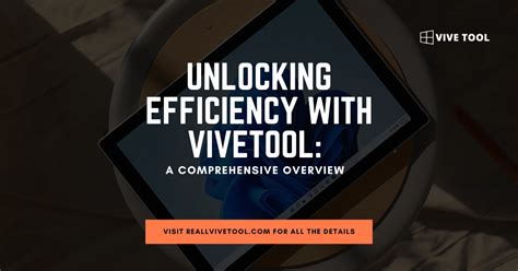 Efficiency With Vivetool Explanation Details ViveTool