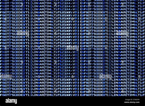 Abstract Texture Of Dark Blue Illustration Of Technology Code Internet