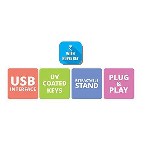 Buy Zebronics Usb Keyboard With Rupee Key Usb Interface And Retractable Stand K20