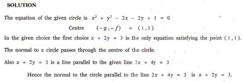 Chapter 5 Two Dimensional Analytical Geometry Ii Online Objective Test