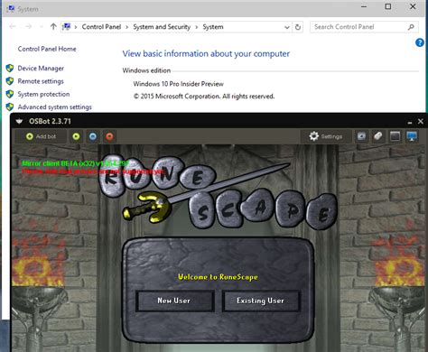 windows 10 upgrade spam off topic osbot 2007 osrs botting