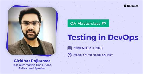 Giridhar Rajkumar On Linkedin Testing Devtestops Softwaretesting