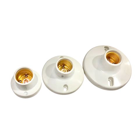 E27 Ceiling Light Bulb Socket Receptacle Standard Mounting Base 2 3