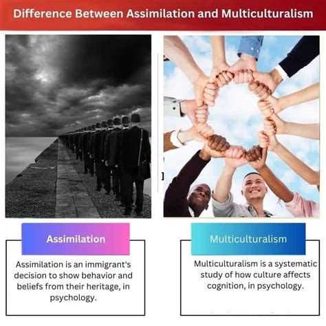 Assimilation Vs Multiculturalism Difference And Comparison