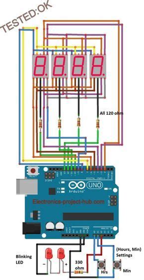 Arduino Nano 7seg Clock Rtc Temp Humid Artofit