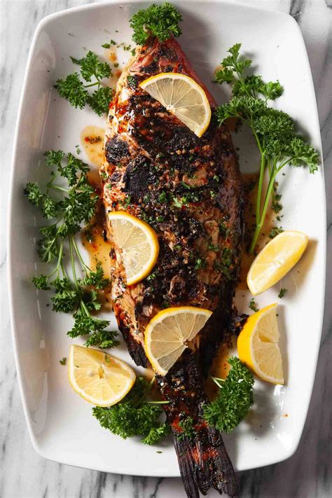 Best Grilled Red Snapper Recipe Grilled Or Roasted Whole Red Snapper