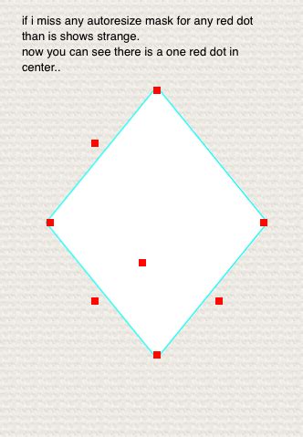 Iphone Autoresizing Mask Issue With Increasing Frame Ios Stack Overflow