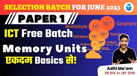 ugc net 2023 paper 1 ict memory units score 80 in ugc net june
