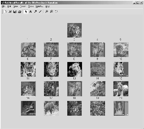 The Relevance Feedback Results At The Th Iteration As Obtained By The Download Scientific