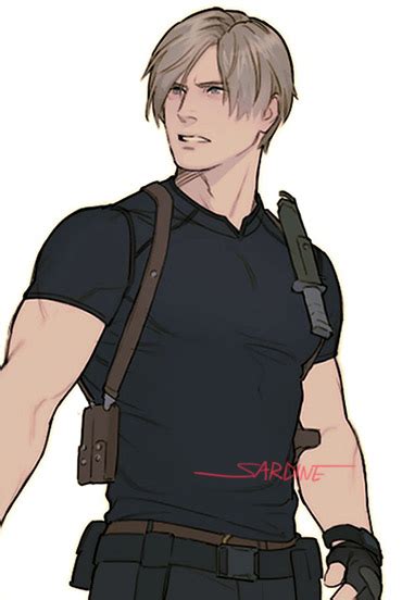 Leon S Kennedy Resident Evil And 2 More Drawn By Sardinekjr0313 Danbooru