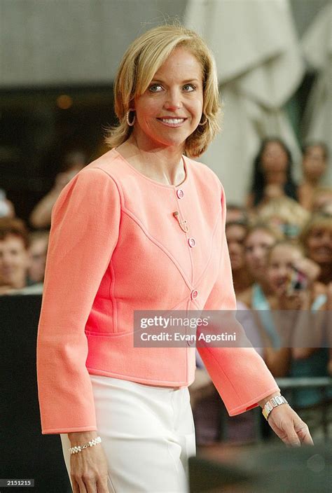 Today Show Co Host Katie Couric Smiles As She Appears During Nbcs News Photo Getty Images