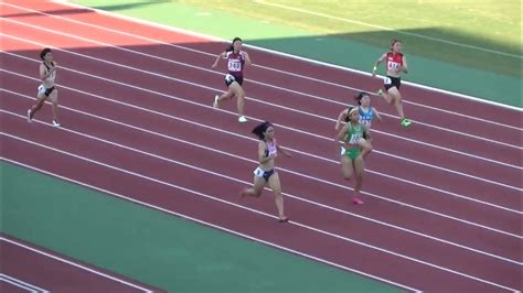 20221015 九州高校新人陸上大会 女子七種200m 1～3組 Youtube