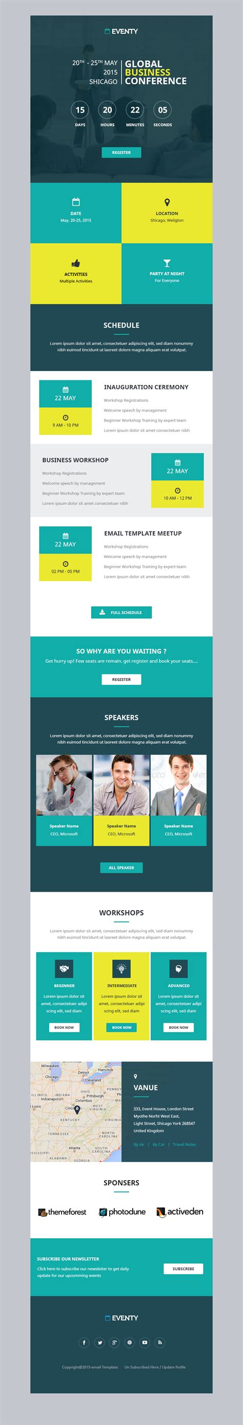 Eventy Event Email HTML Template By Kamleshyadav ThemeForest