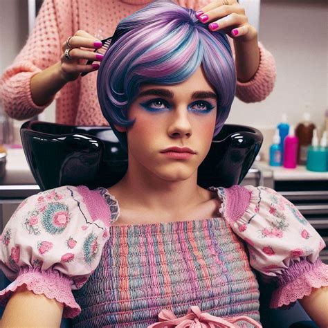 Sissy Rocking Cotton Candy Hairstyle By Td2031 On Deviantart