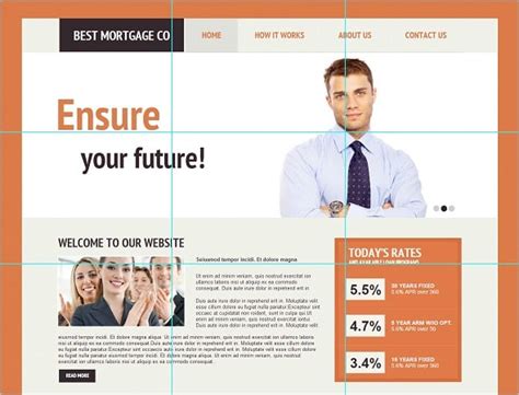 Rule Of Thirds Wise Use In Website Design