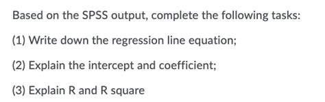 Solved Model Summary Adjusted R Std Error Of Model R R