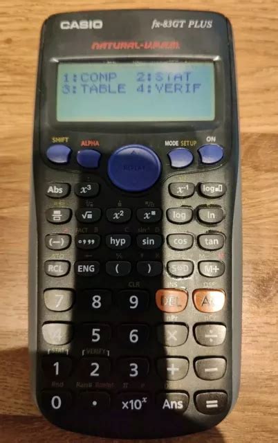 Casio Fx 83gt Plus Scientific Calculator Black Classwizz Gcse 276 Function Used £19 99 Picclick Uk