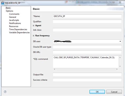 Run A Teradata Stored Procedure Through Ca Using The Db Stored