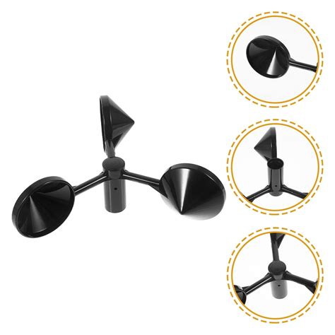Museya Wind Anemometer Wind Direction Measuring Instrument Abs 3set