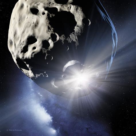 Asteroid Deflection Impact Flash Photograph By Detlev Van Ravenswaay