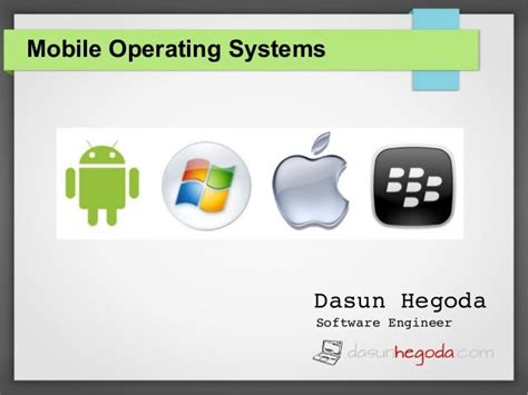 mobile operating systems