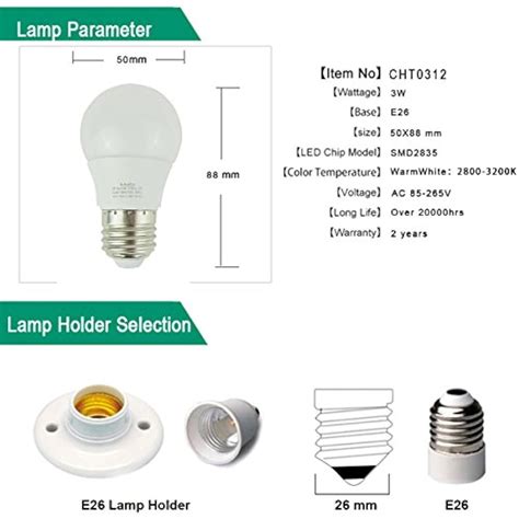 LED Bulbs Light Watt Incandescent Equivalent High Bright E Base Soft Home EBay