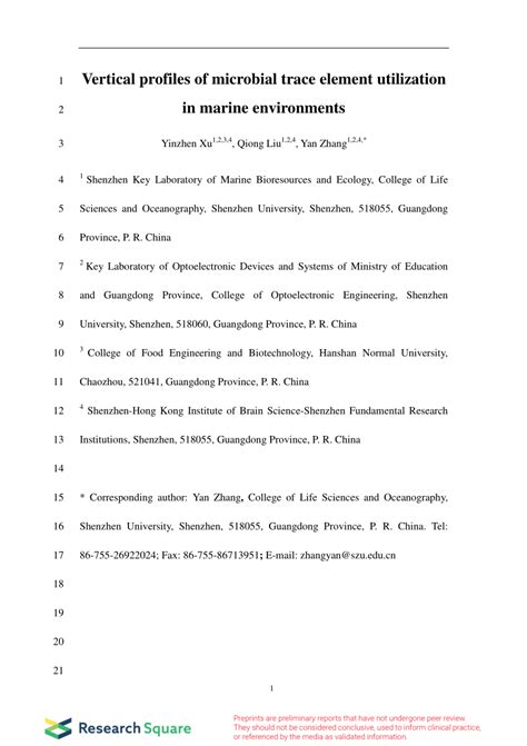 pdf vertical profiles of microbial trace element utilization in