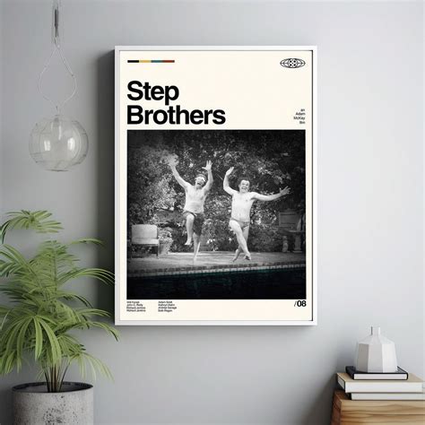 Step Brothers Poster Retro Modern Poster Vintage Movie Poster Minim